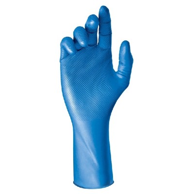Grippaz Nitrile Blue Disposable Gloves - Gloves.co.uk